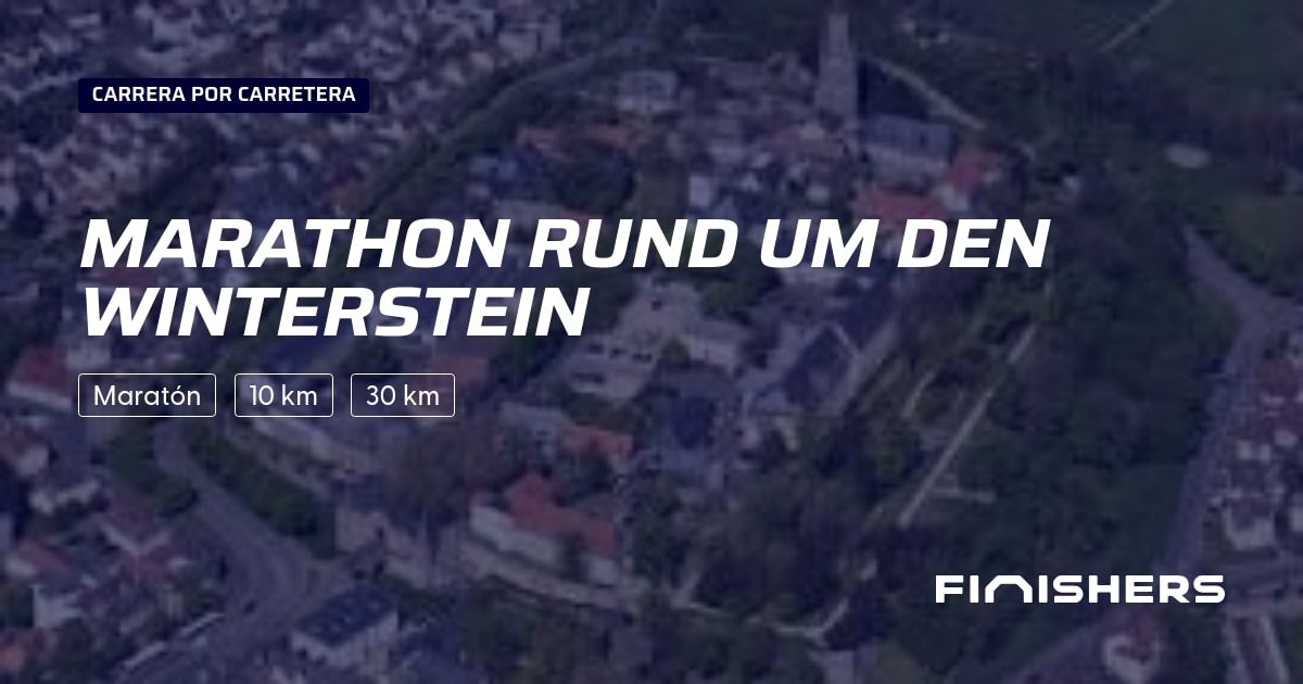 🏃 Marathon rund um den Winterstein 2027 - Toda la información sobre los ...