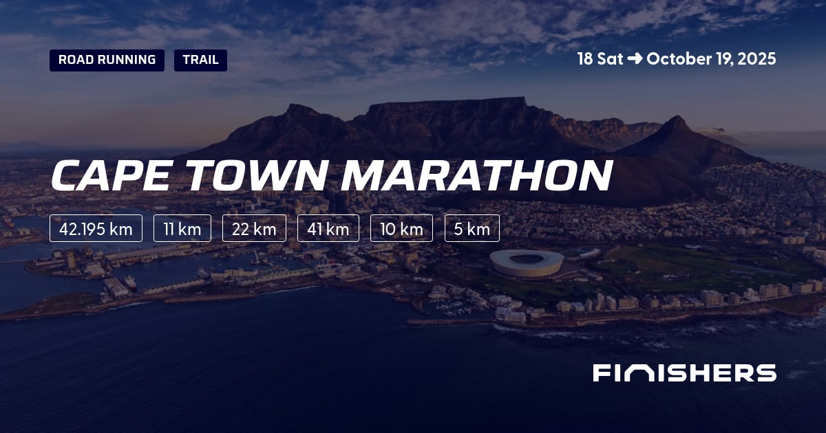 🏃 Cape Town Marathon 2025 - All the information about the race and ...