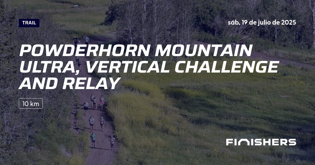 🏃 Powderhorn Mountain Ultra, Vertical Challenge and relay 2025 - Toda ...
