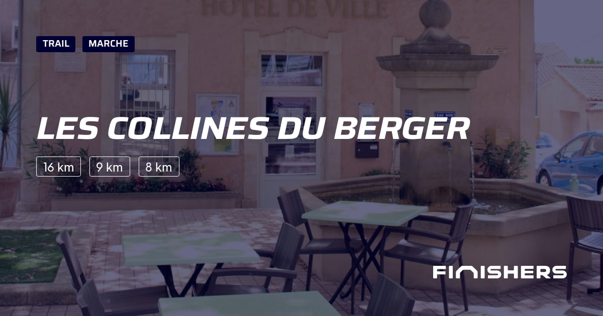 🏃 Les Collines du Berger 2025 - Parcours, inscriptions & résultats | Finishers