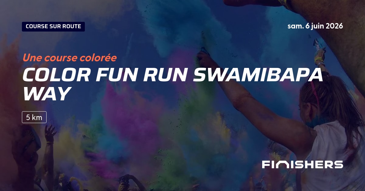 🏃 Color Fun Run Swamibapa Way 2026 - Parcours, inscriptions & résultats ...