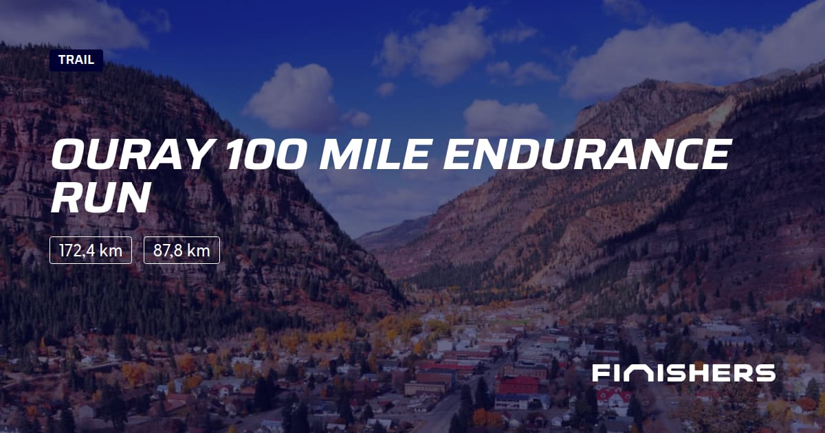 🏃 Ouray 100 Mile Endurance Run 2025 - Percursos, inscrições e ...