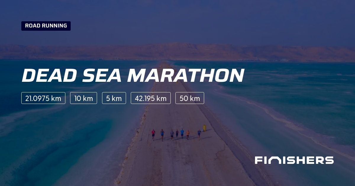 🏃 Dead Sea Marathon 2026 - All the information about the race and ...