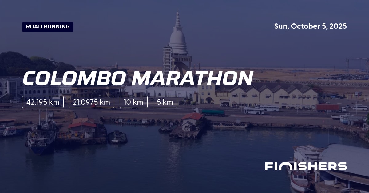 🏃 Colombo Marathon 2025 - All the information about the race and registration process | Finishers