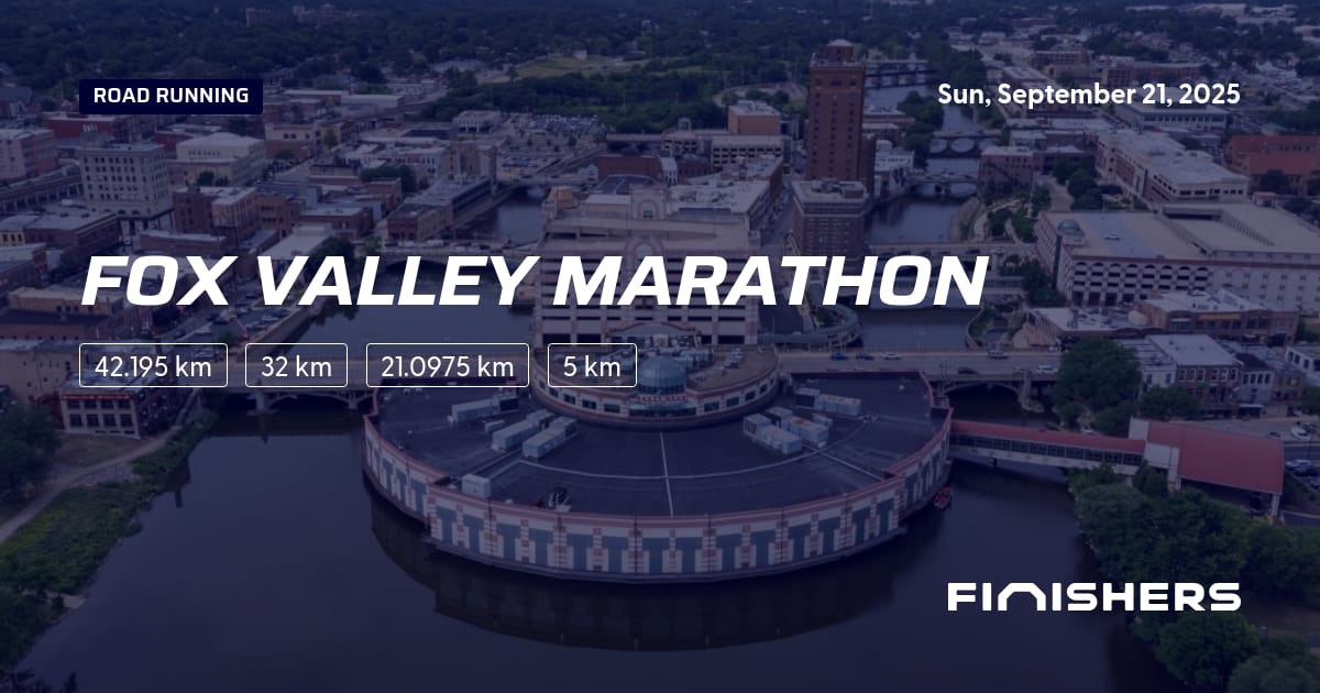 🏃 Fox Valley Marathon 2025 - All the information about the race and registration process | Finishers