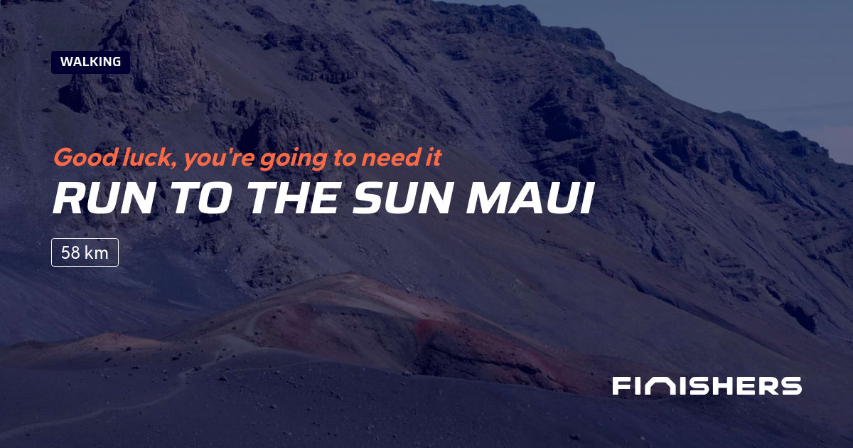 🏃 Run to the Sun Maui 2026 - All the information about the race and ...