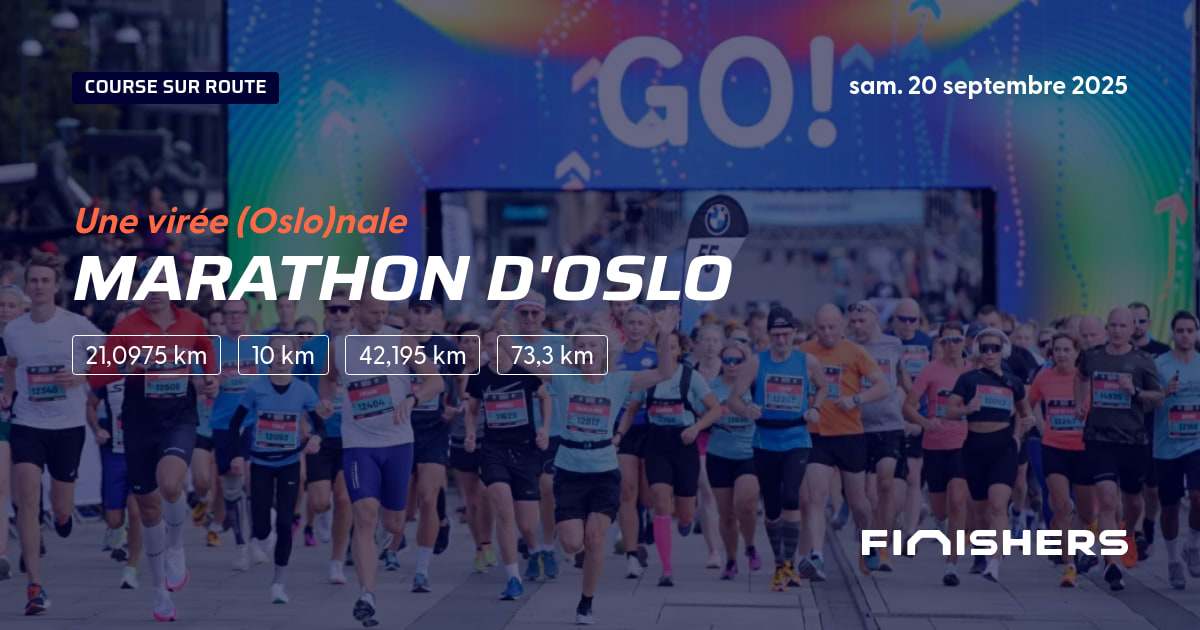 🏃 Marathon d'Oslo 2025 - Parcours, inscriptions & résultats | Finishers