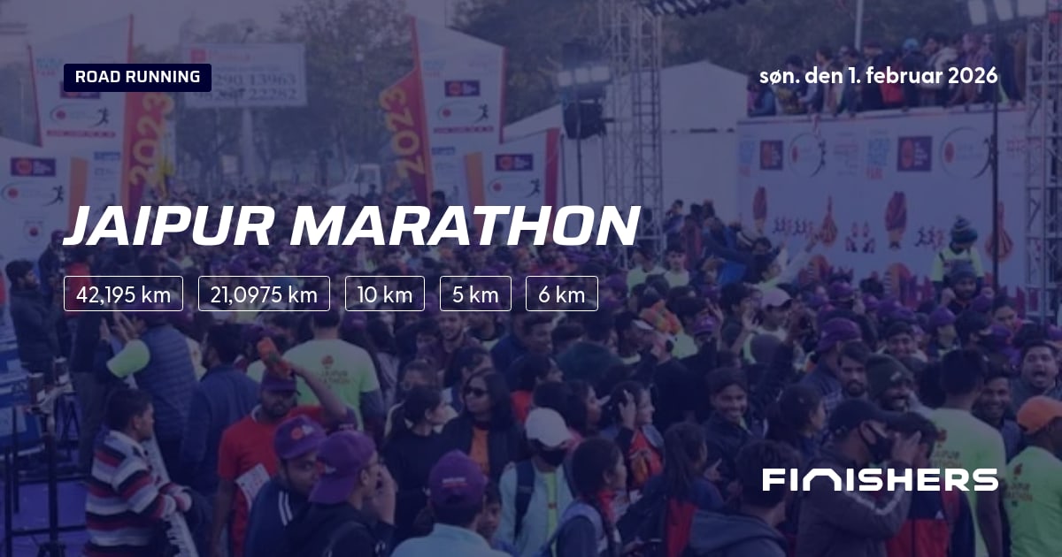 🏃 Jaipur Marathon 2026 - Rute, tilmelding og resultater | Finishers