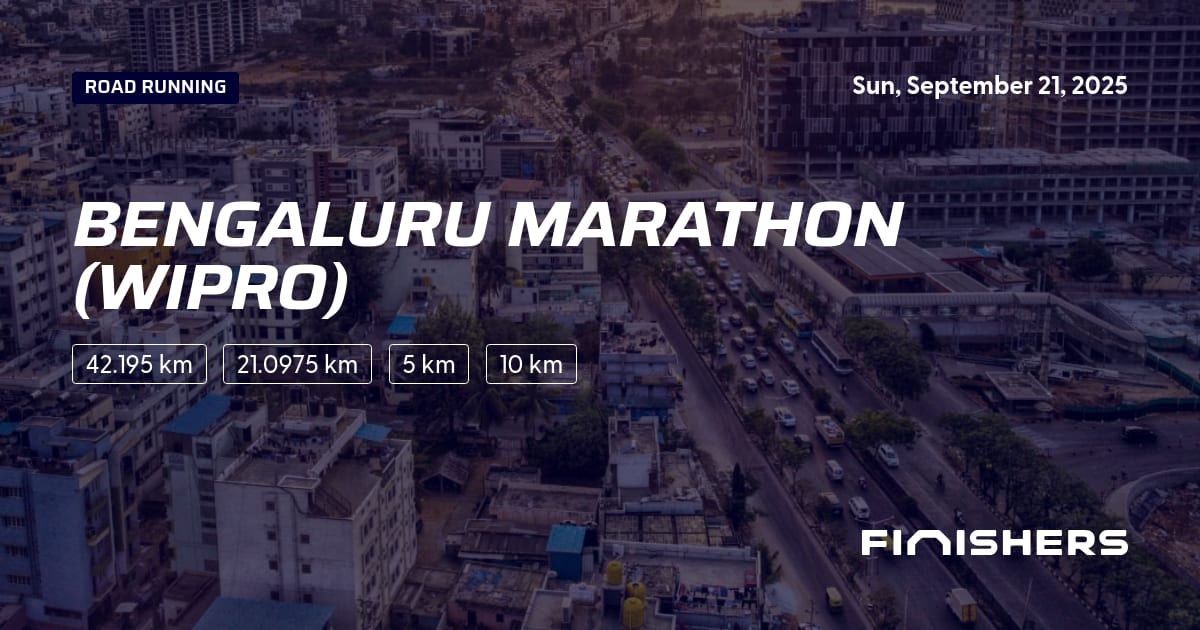 🏃 Bengaluru Marathon (Wipro) 2025 - All the information about the race ...