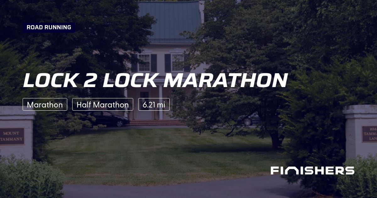 🏃 Lock 2 Lock Marathon 2026 - All the information about the race and ...