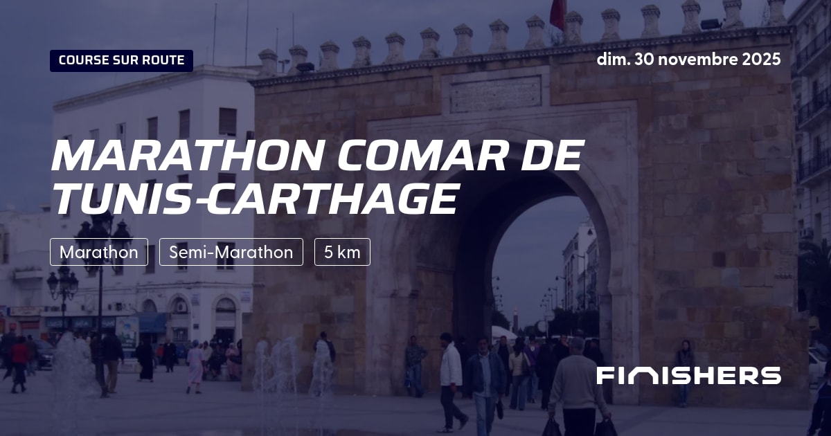 🏃 Marathon COMAR de Tunis‑Carthage 2025 - Parcours, inscriptions ...