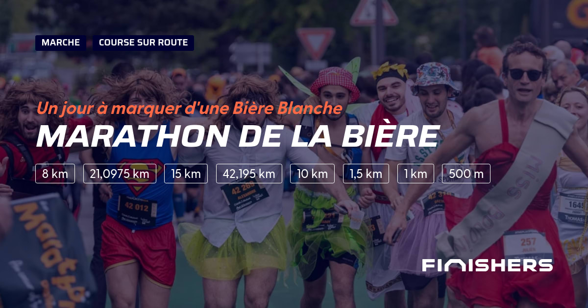 🏃 Marathon de la Bière 2026 - Parcours, inscriptions & résultats | Finishers