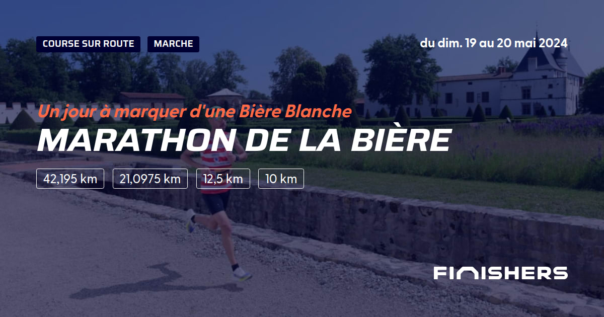 🏃 Marathon de la Bière 2024 - Parcours, inscriptions & résultats | Finishers