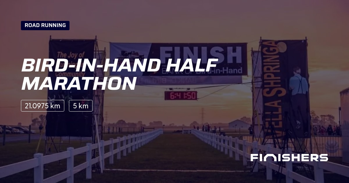 🏃 Bird-in-Hand Half Marathon 2025 - All the information about the race ...