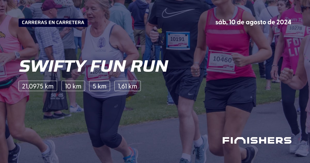 🏃 Swifty Fun Run 2024 - Toda la información sobre los recorridos e ...