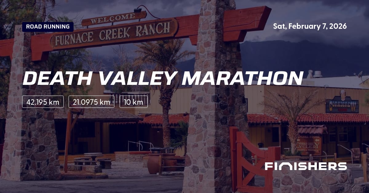 🏃 Death Valley Marathon 2026 - All the information about the race and ...