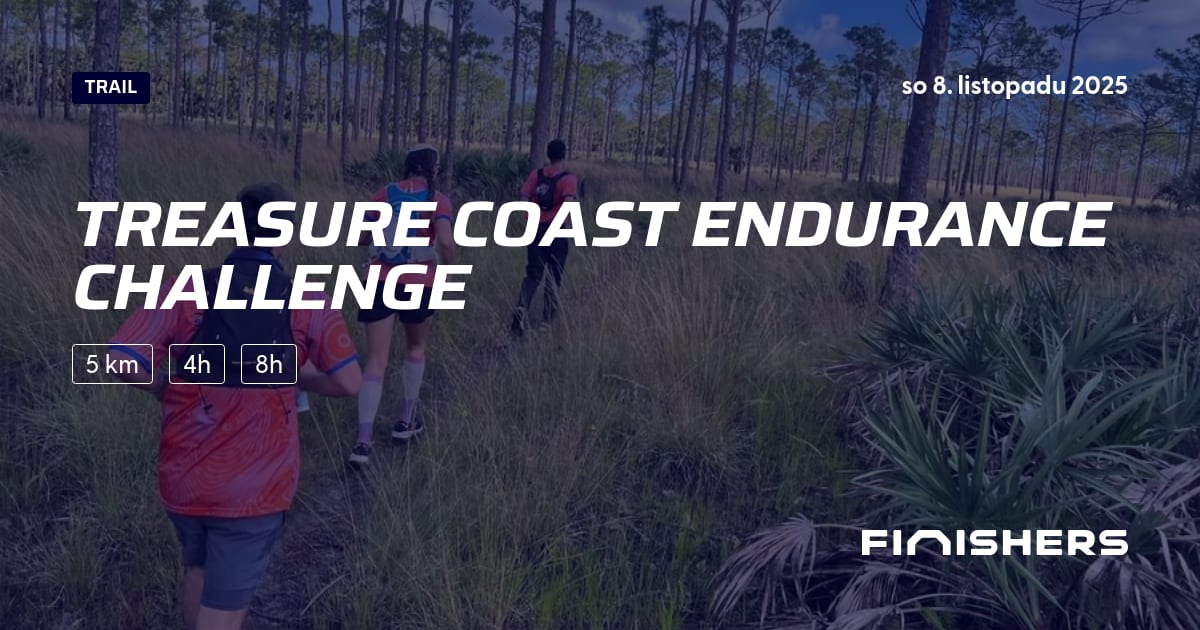  Treasure Coast Endurance Challenge 2025 Informace O Z vodu A