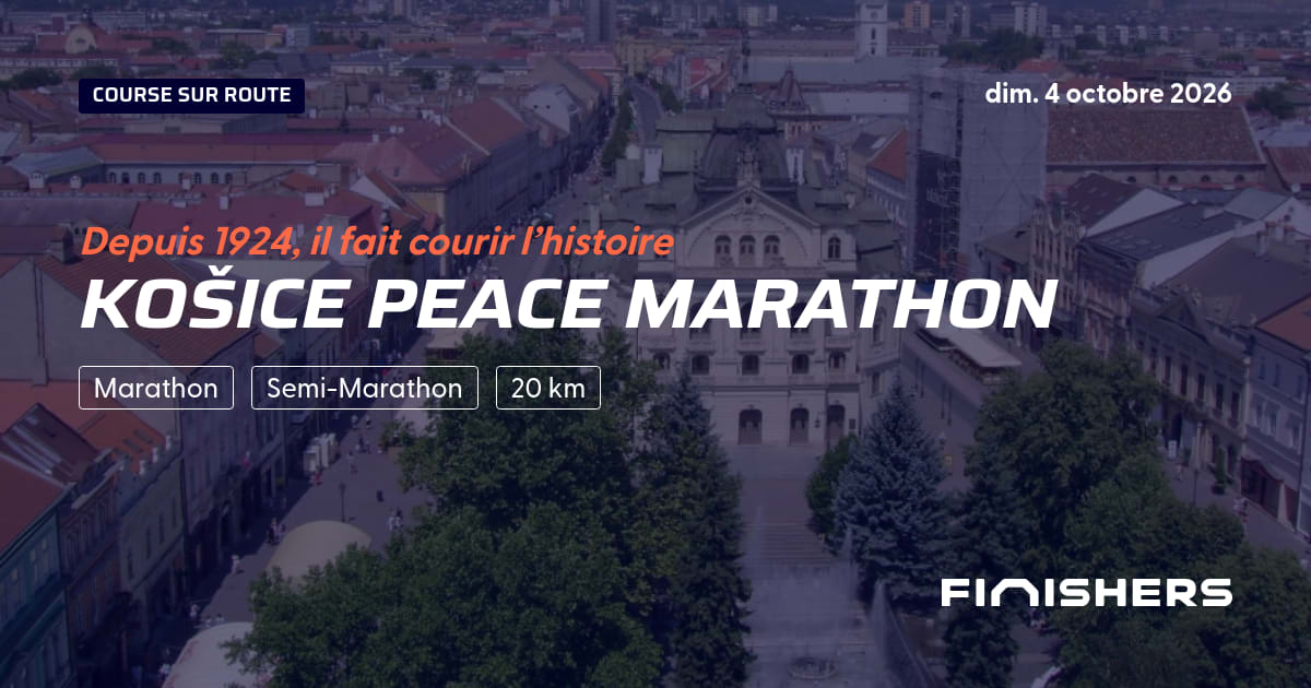 🏃 Košice Peace Marathon 2026 - Parcours, inscriptions & résultats ...