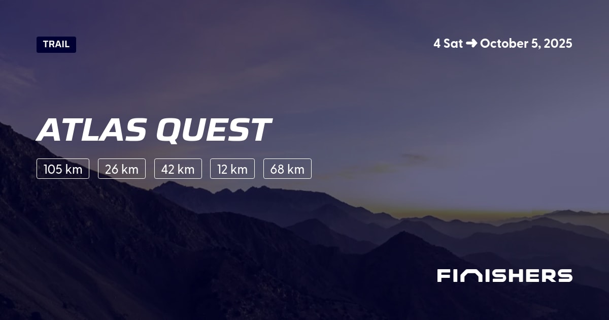 🏃 Atlas Quest 2025 - All the information about the race and ...