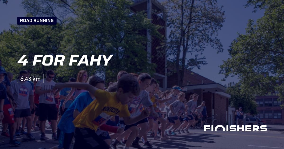 🏃 4 for Fahy 2026 - All the information about the race and registration ...