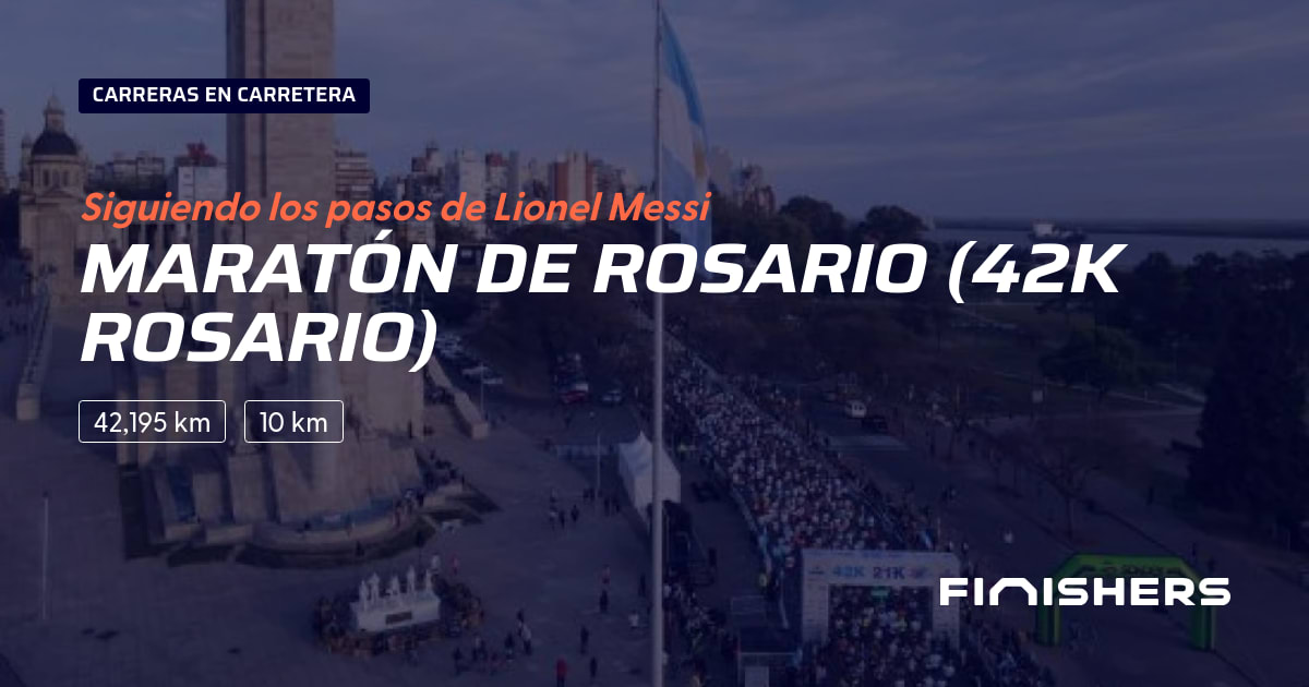 🏃 Maratón de Rosario (42K Rosario) 2026 - Toda la información sobre los recorridos e ...