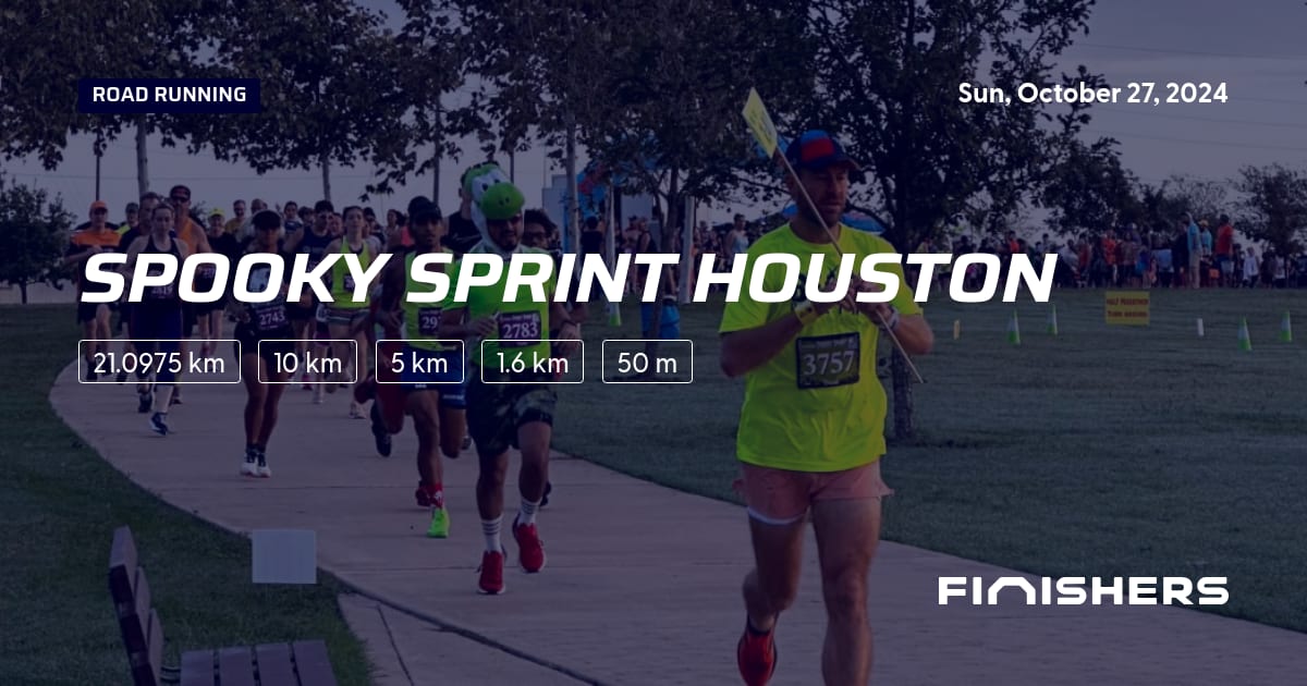 🏃 Spooky Sprint Houston 2024 - All the information about the race and registration process ...