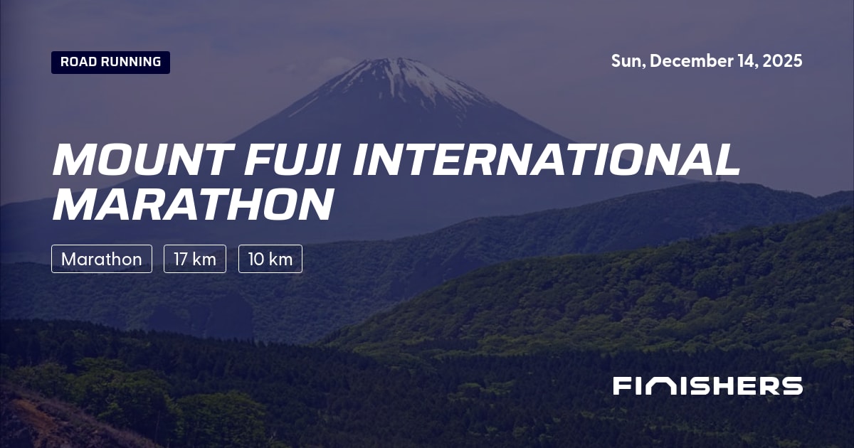 🏃 Mount Fuji International Marathon 2025 - All the information about ...