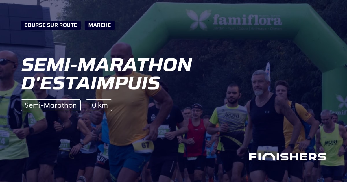 🏃 Semi-Marathon d'Estaimpuis 2026 - Parcours, inscriptions & résultats | Finishers