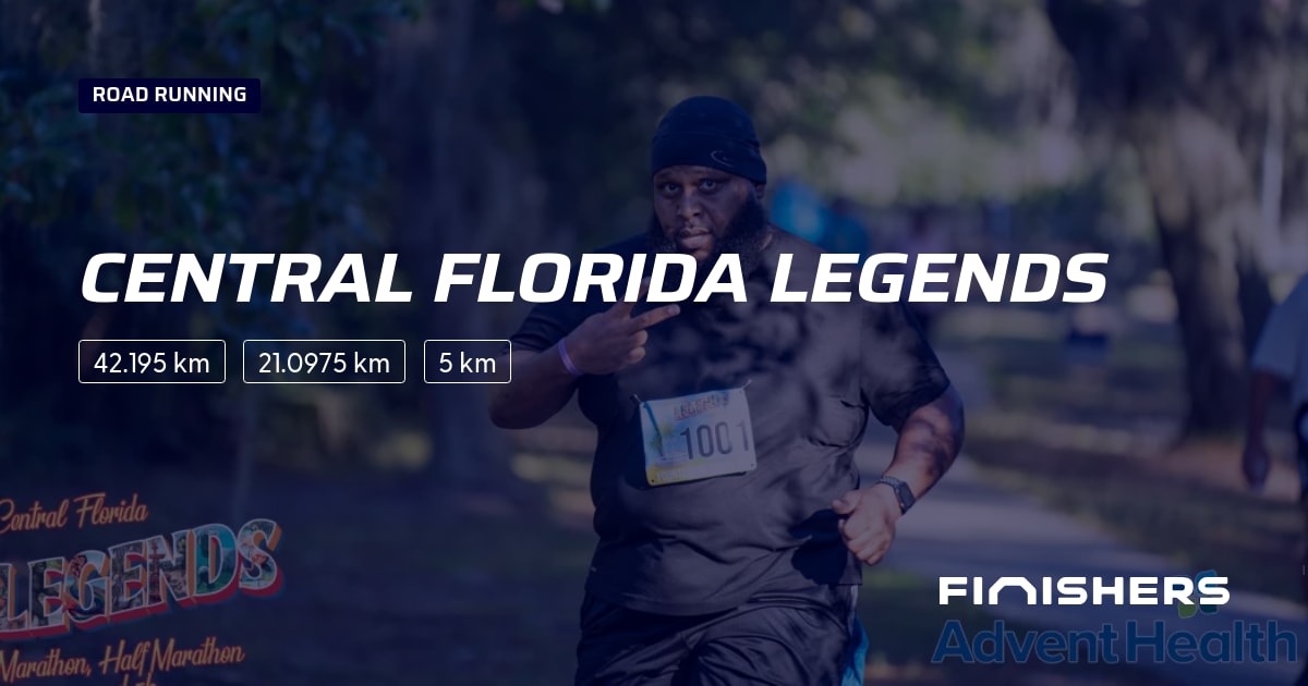 🏃 Central Florida Legends 2025 - All the information about the race and ...