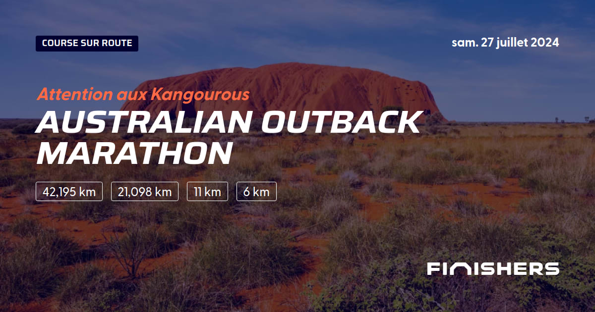 🏃 Australian Outback Marathon 2024 - Parcours, inscriptions & résultats ...