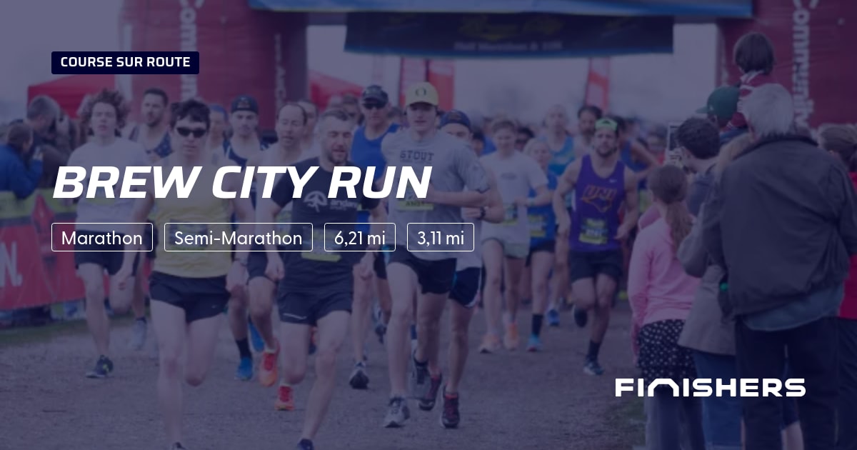 🏃 Brew City Run 2027 - Parcours, inscriptions & résultats | Finishers