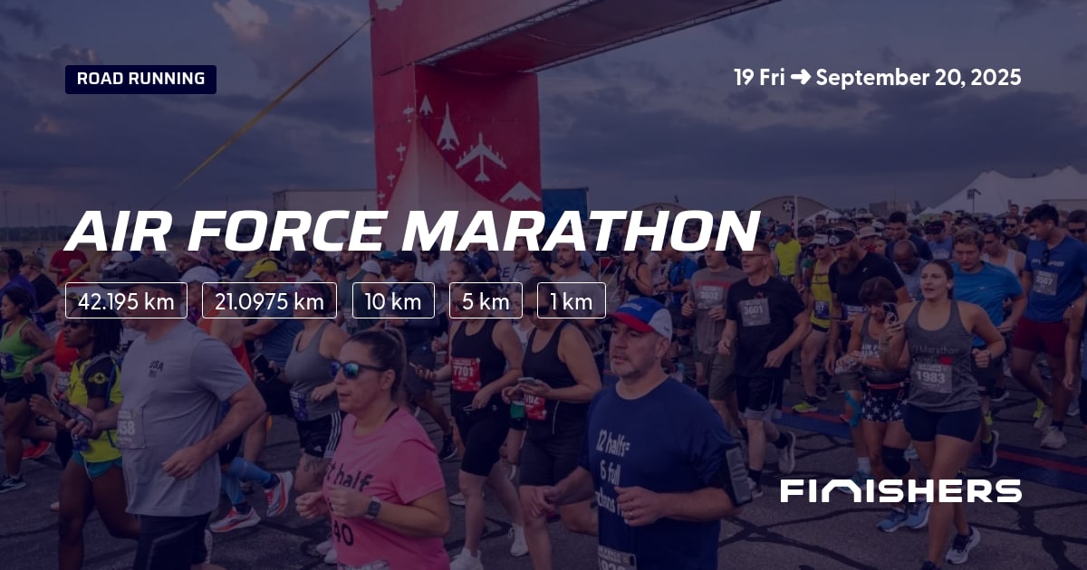 🏃 Air Force Marathon 2025 - All the information about the race and ...