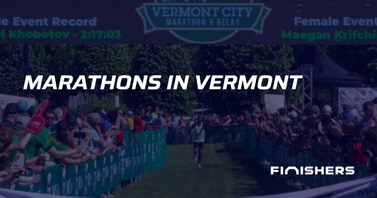 🏃 Marathons in Vermont | Finishers