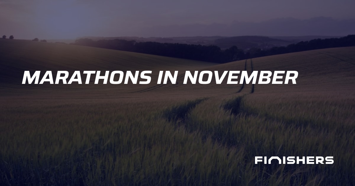 🏃 November Marathons | Finishers