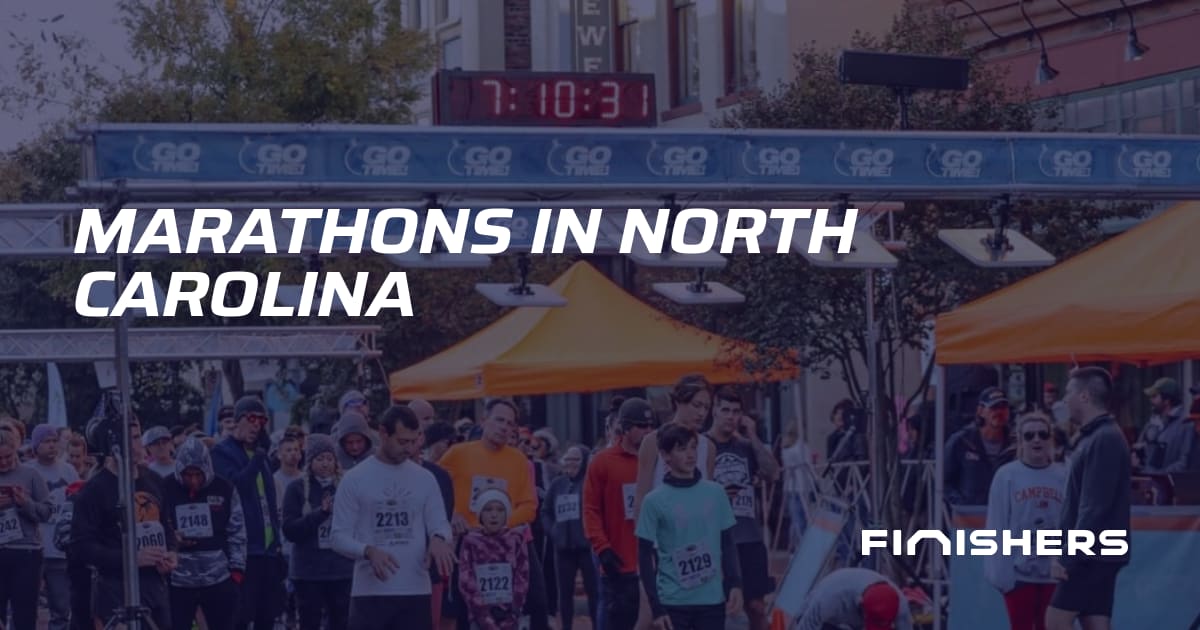 🏃 Marathons in North Carolina | Finishers