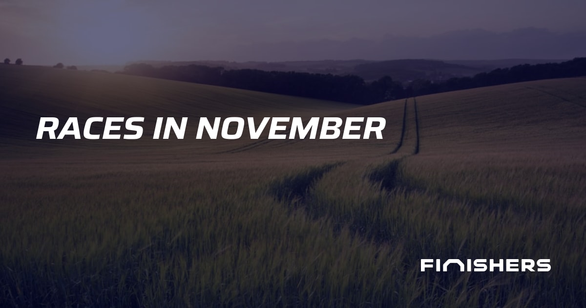 🏃 November Running Events Calendar | Finishers
