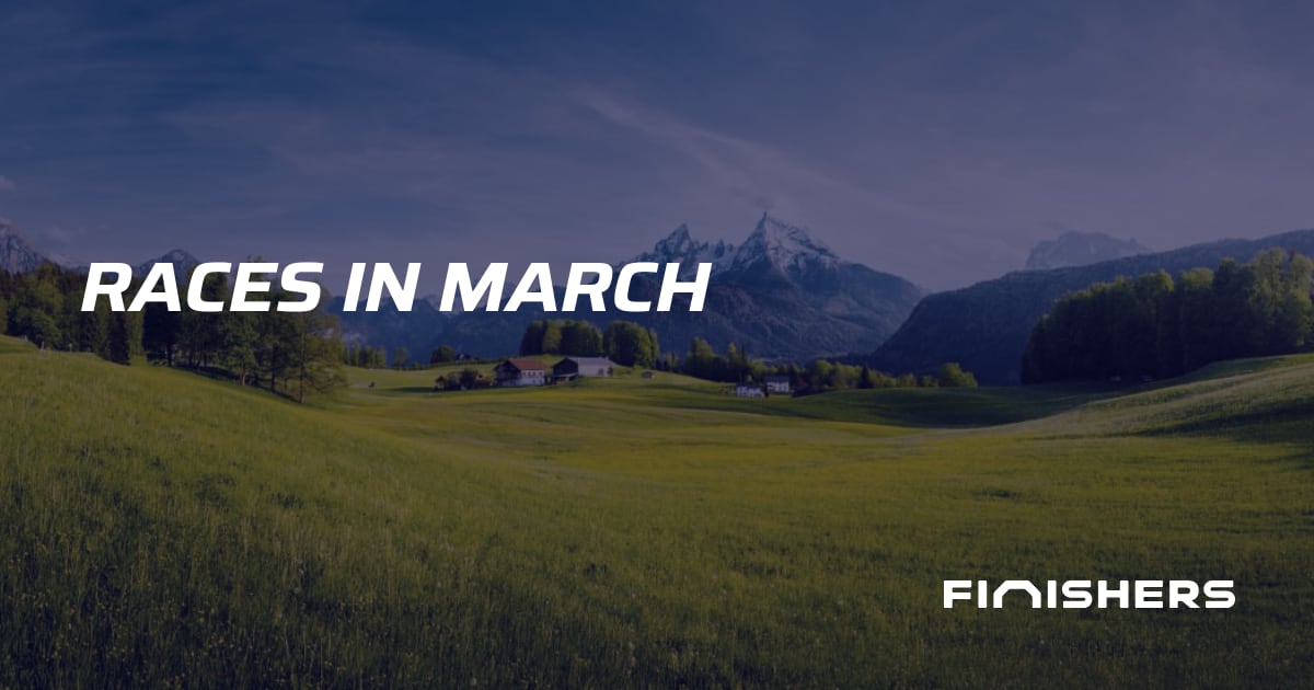 🏃 March Running Events Calendar | Finishers