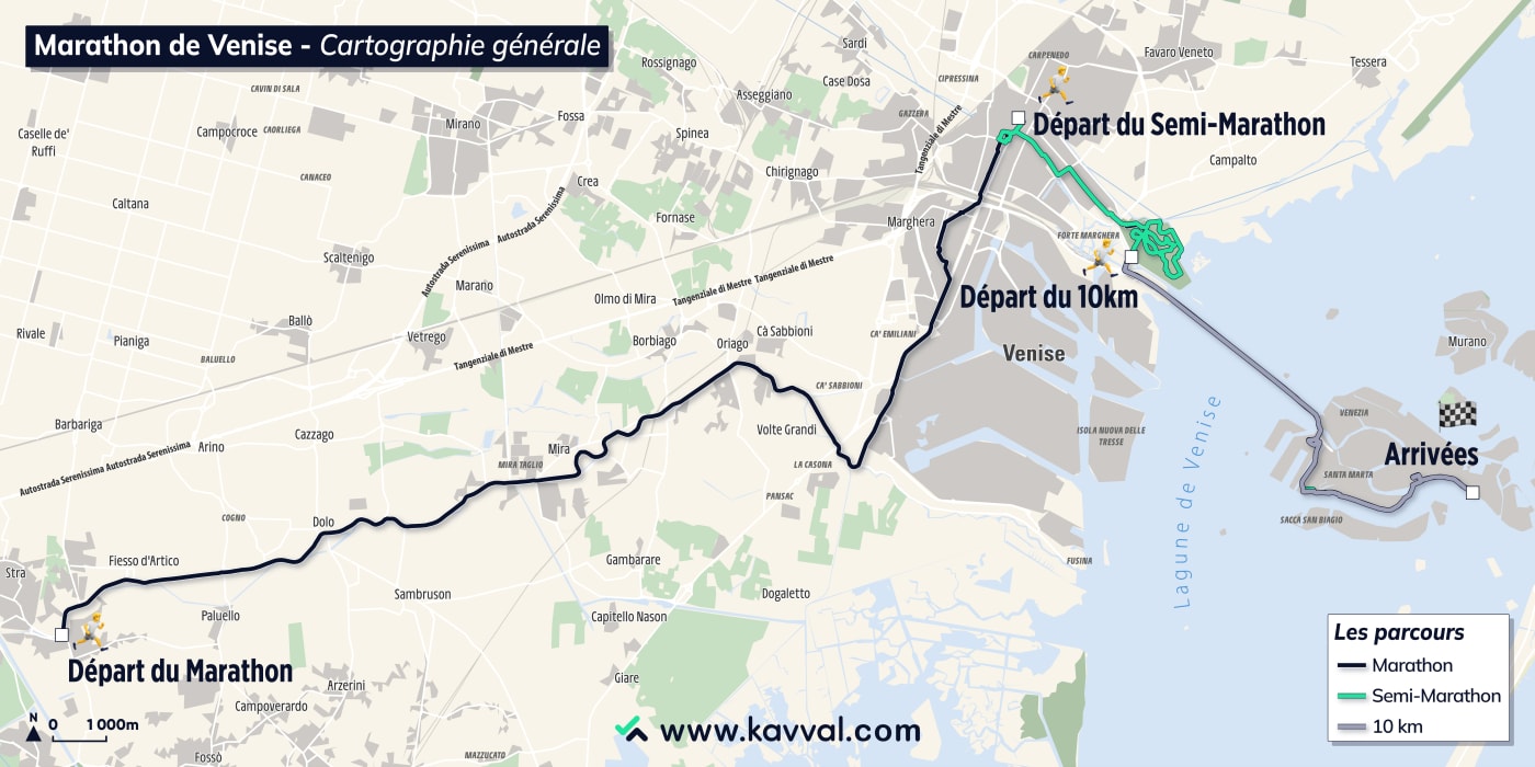 🏃 Marathon de Venise 2023 - Parcours, inscriptions & résultats | Finishers