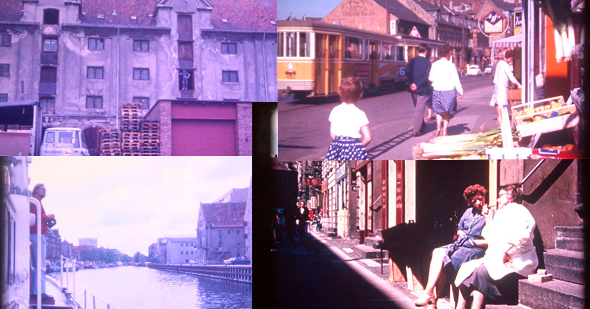 Byens forandring dokumenteret i levende (stemnings)billeder ...