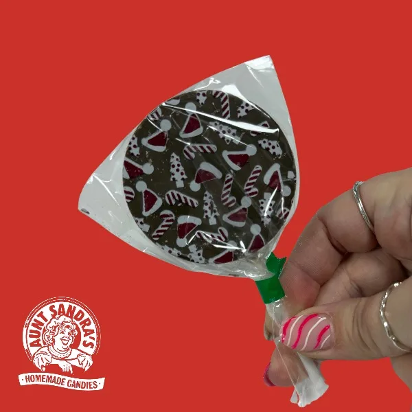 Christmas Chocolate Lolly - Handmade Candies in Belfast
