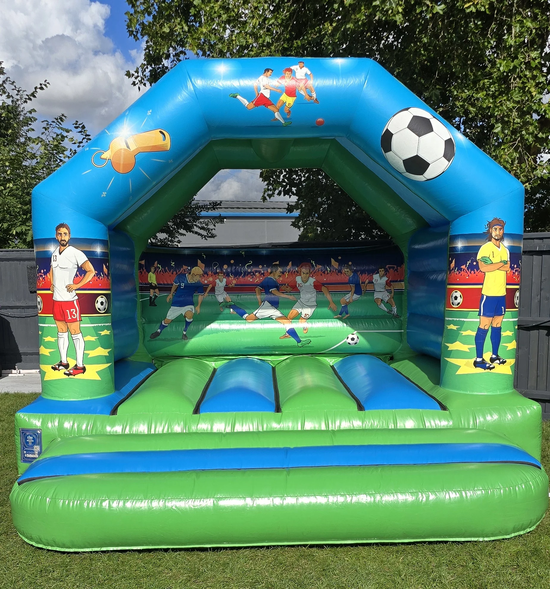 Football Bouncy Castle Hire Inflatable Fun For Sports Fans