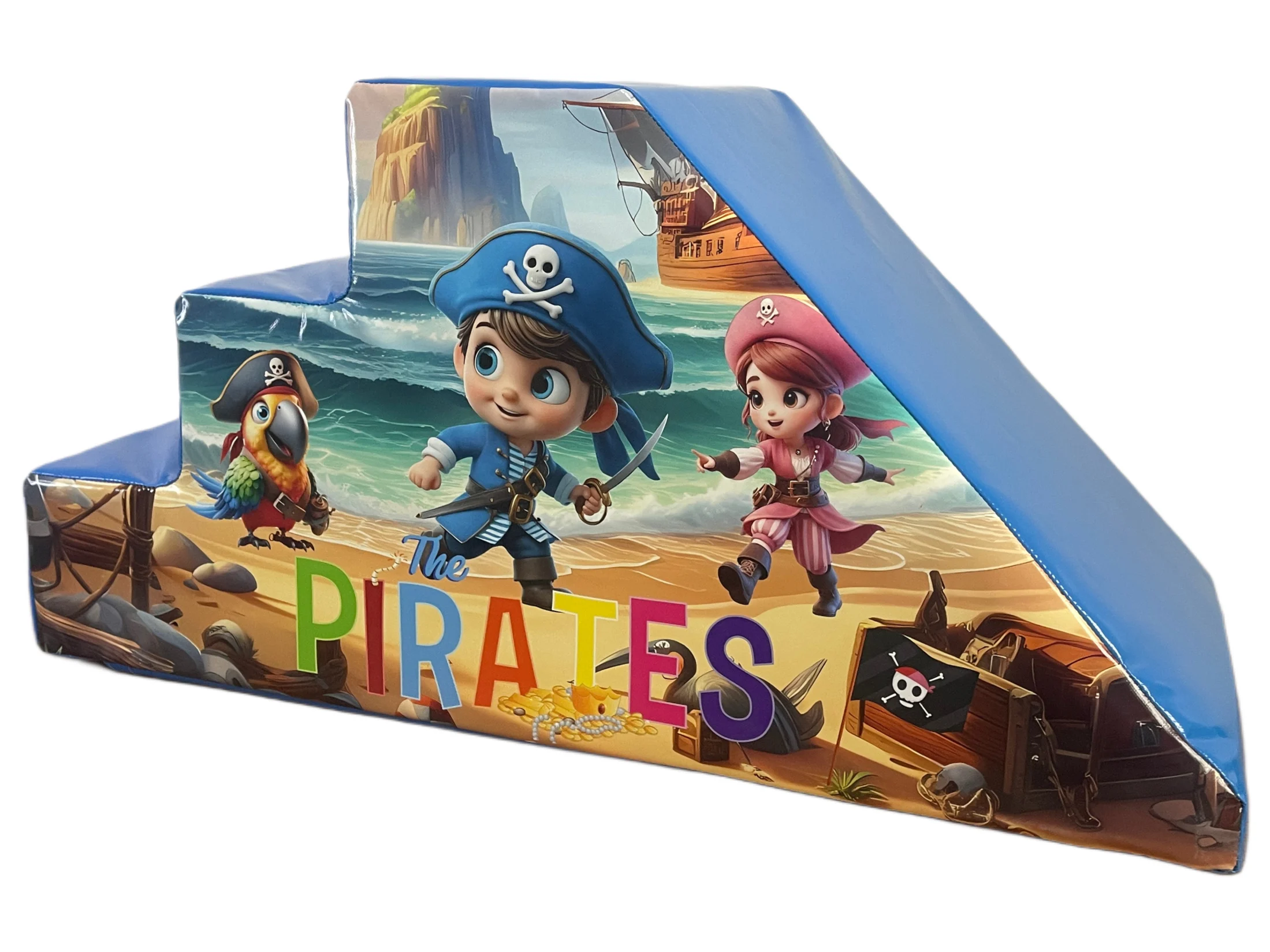 Pirate Soft Play Step Slide Adventure-themed Play Equipment - Little ...
