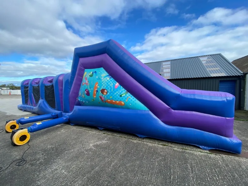 45ft 2 Part Obstacle Course - SP Bouncy Castles | Bouncy Castle Hire ...