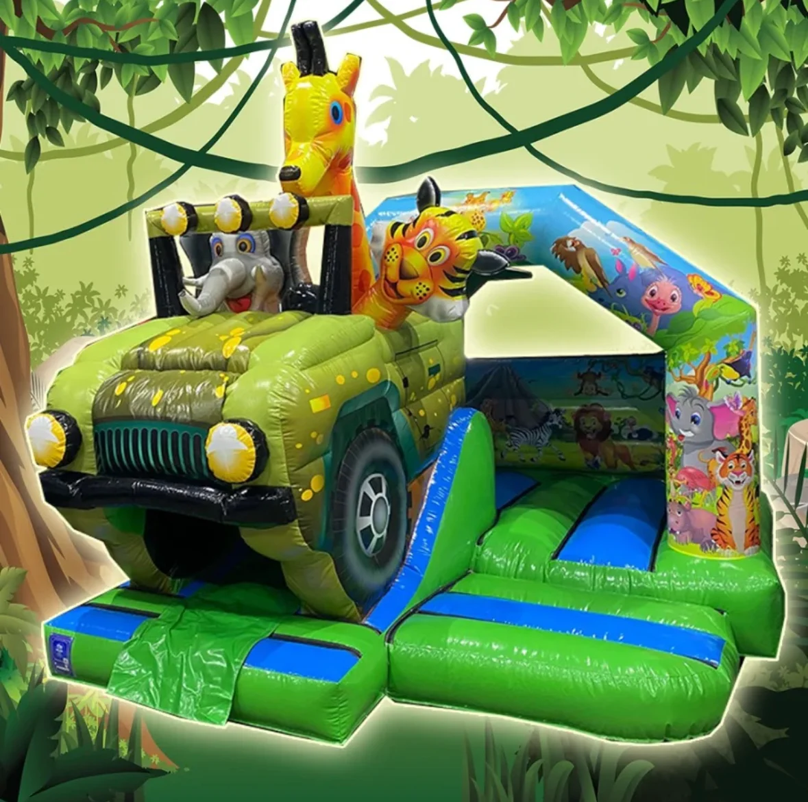 Jungle Bouncy Castle Jaimies Castles, Bouncy Castle & soft play Hire Surrey