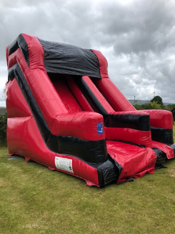 20ft X 15ft Red And Yellow Large Slides 20ft High - Infinity Events