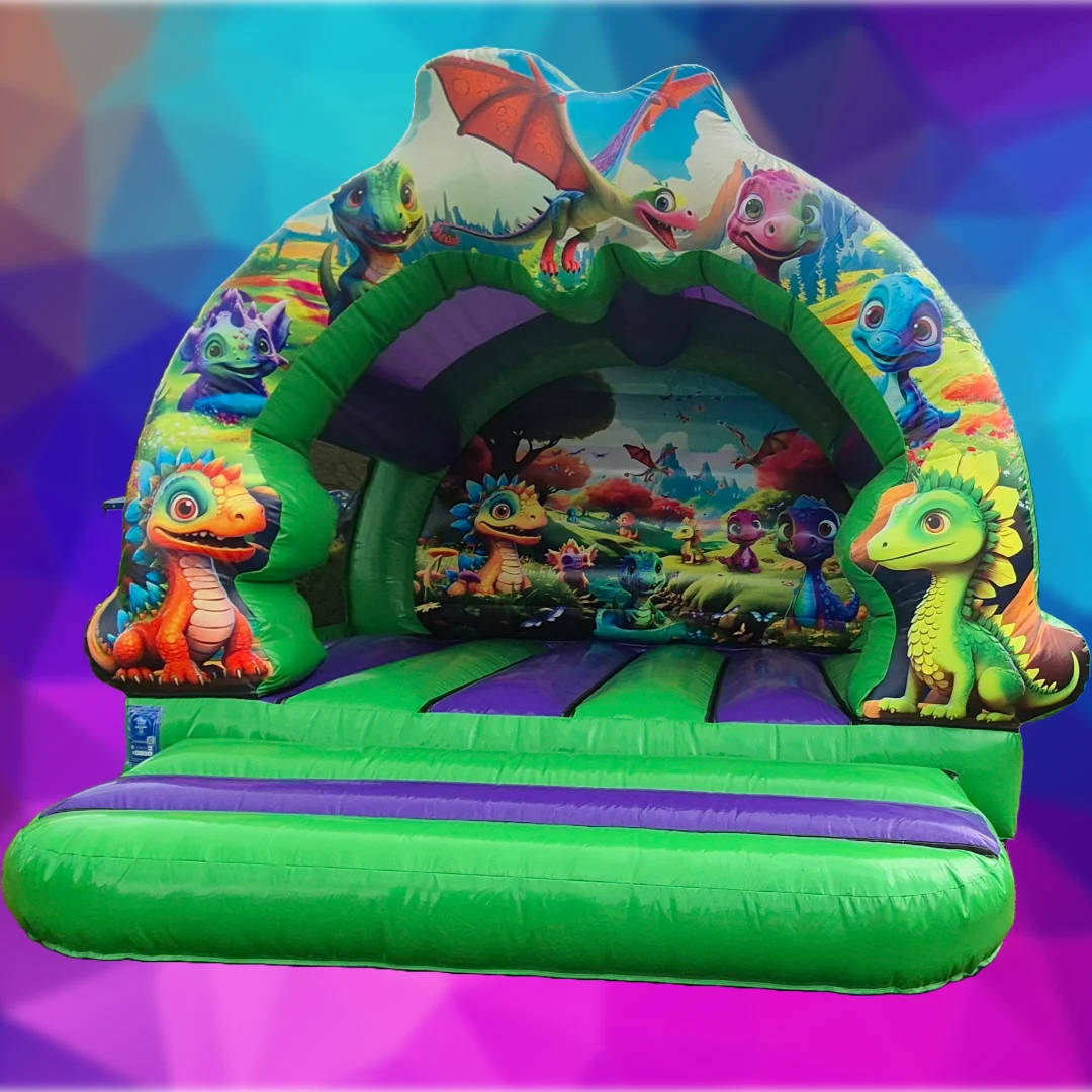Dinosaur Themed Bouncy Castle - Bohora Bouncies and Party Hire