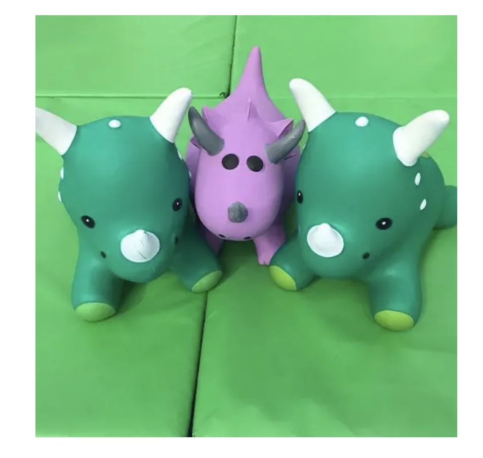 Soft Play - Hoppers - Dinosaur X 2 - Ashbourne Bouncy Castles