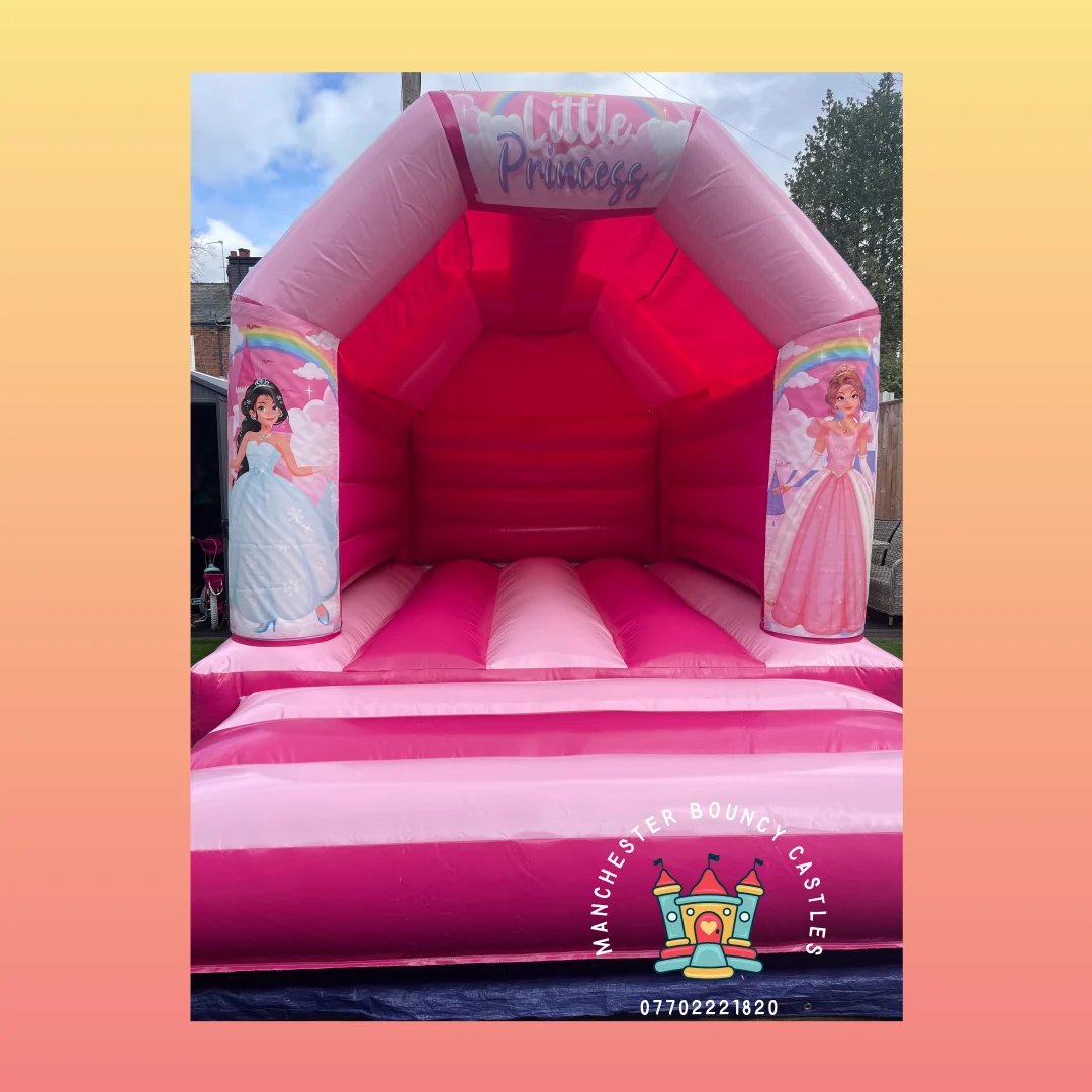 Pink Princess Bouncy Castle For Hire In Manchester Salford - Manchester ...