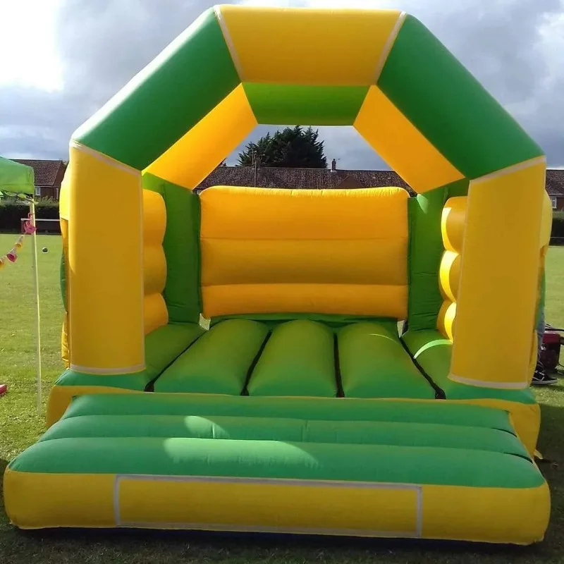 Yellow And Green Better Bounce Castle - The Little House of Bounce