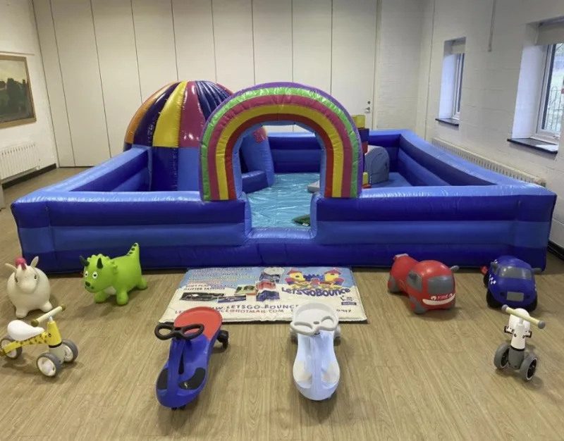 15ft X 15ft Inflatable Play Park And Soft Play Package - Lets Go Bounce